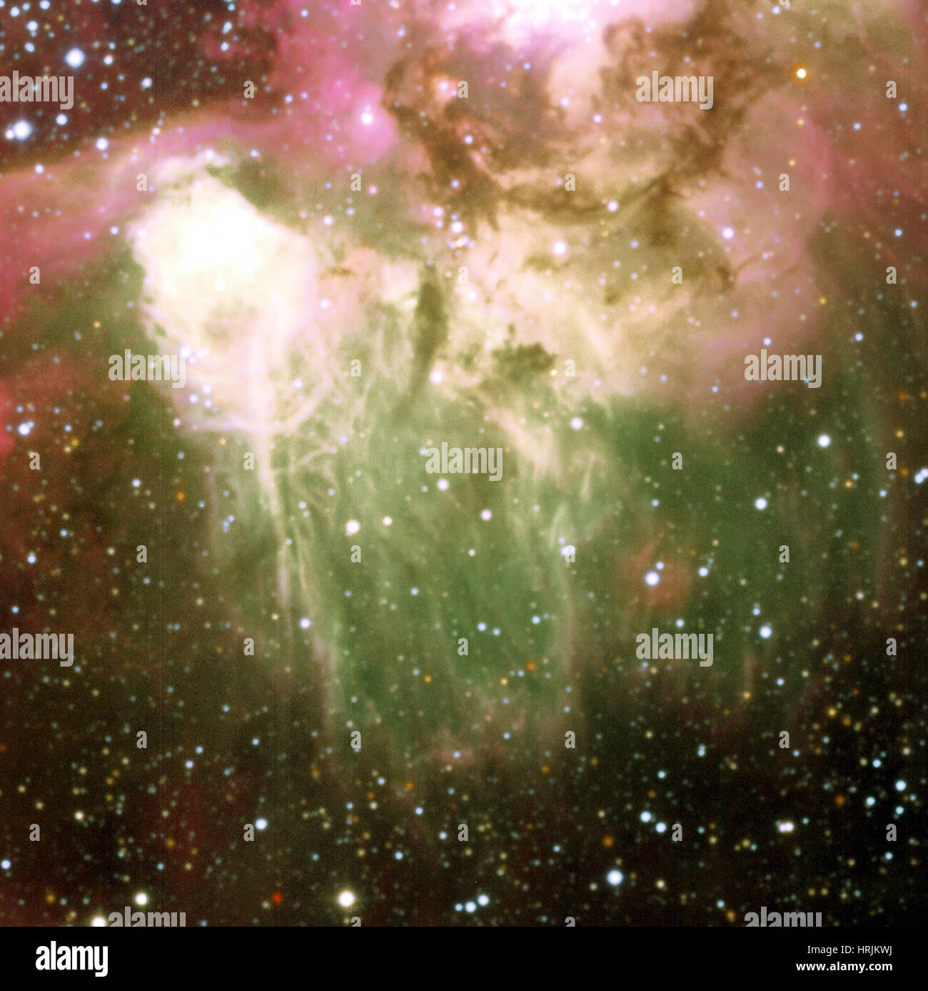 Emission Nebula, N44C, LMC Stock Photo - Alamy