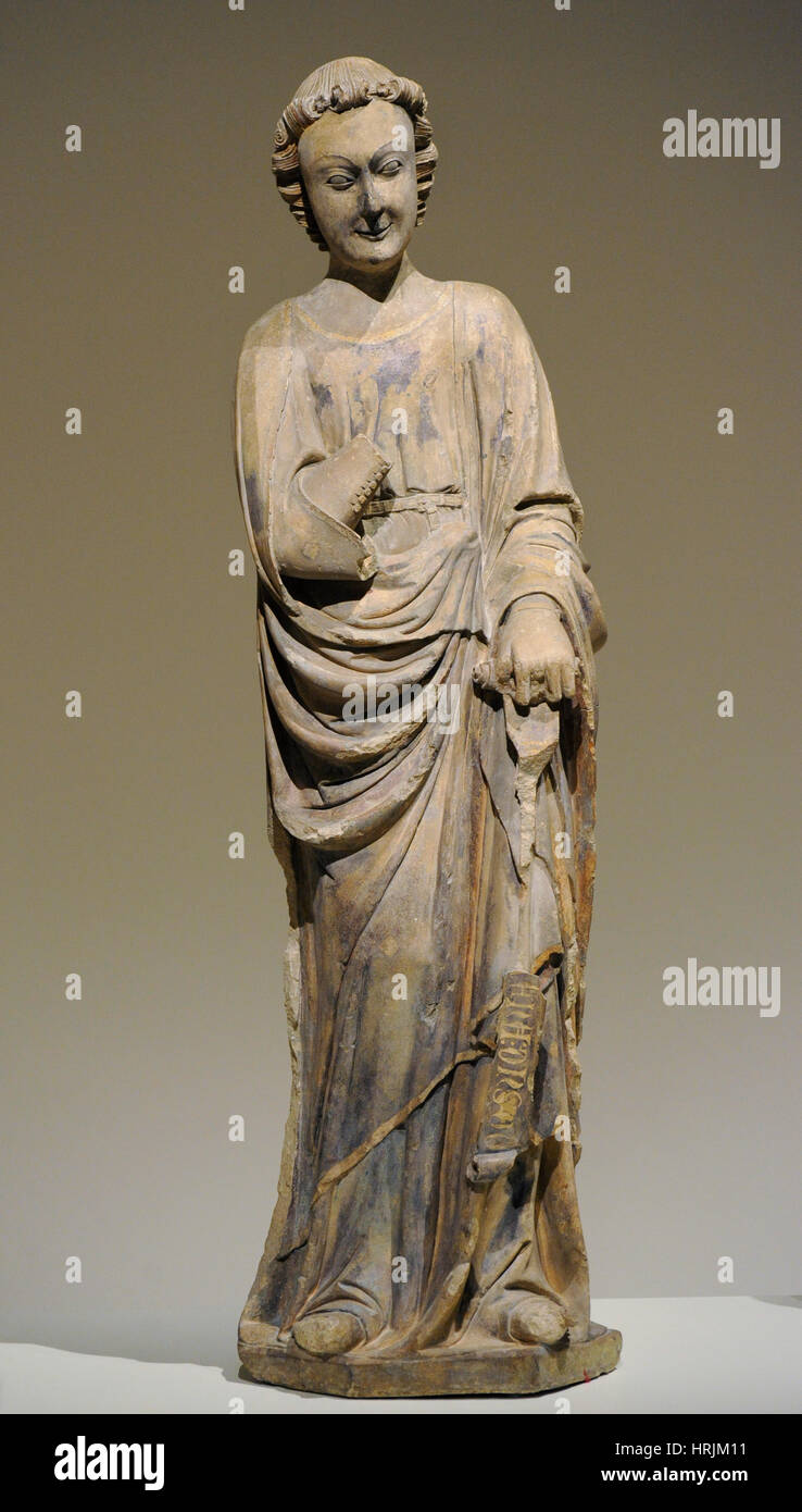 Master of Anglesola, active in Lleida, first half of 14th century. Annunciation Group, ca. 1330 ...