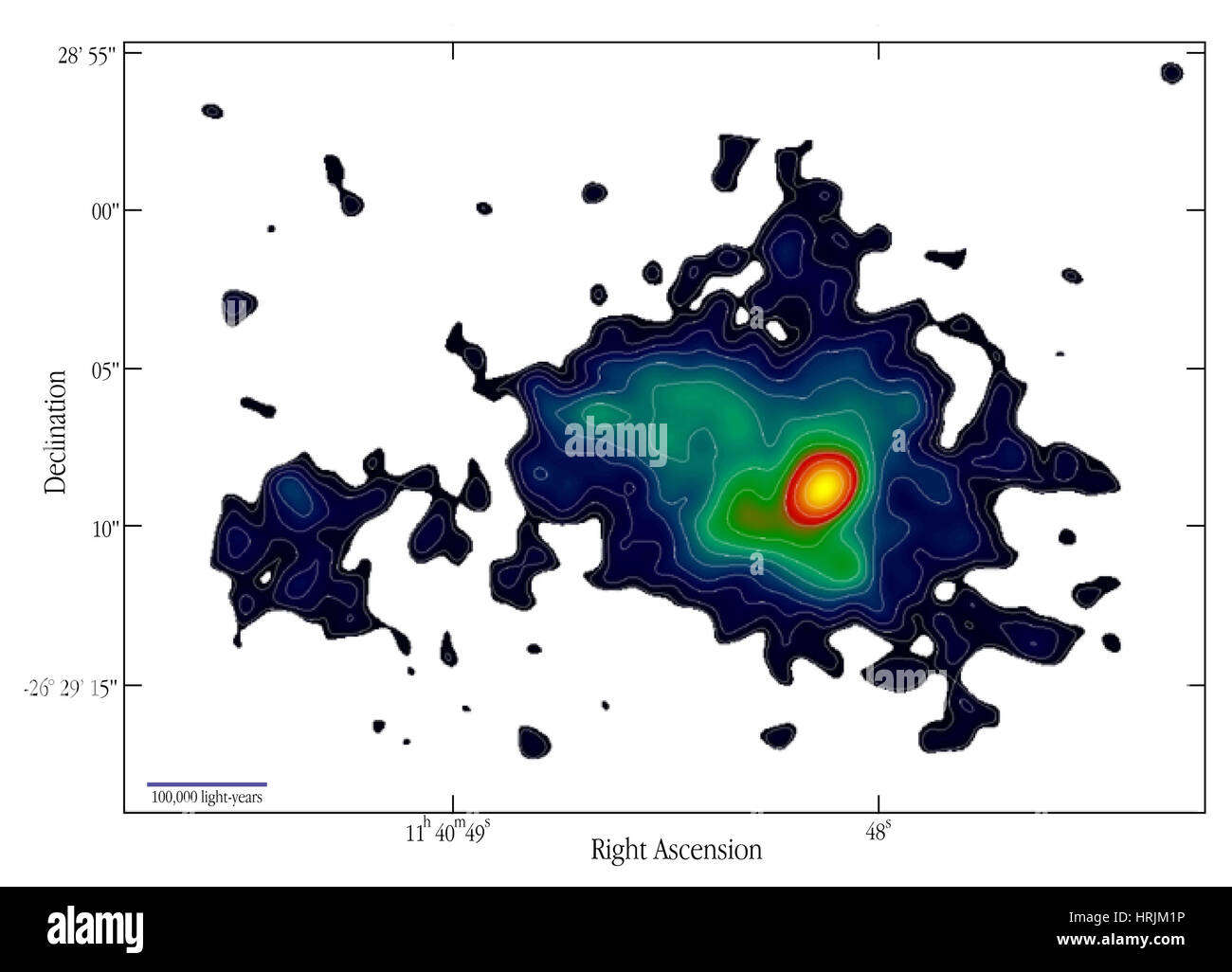 Spiderweb Galaxy, MRC 1138-262 Stock Photo - Alamy