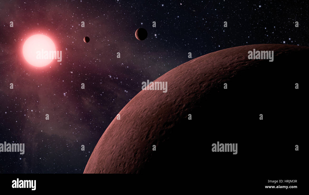 Koi 961 planetary system hi-res stock photography and images - Alamy