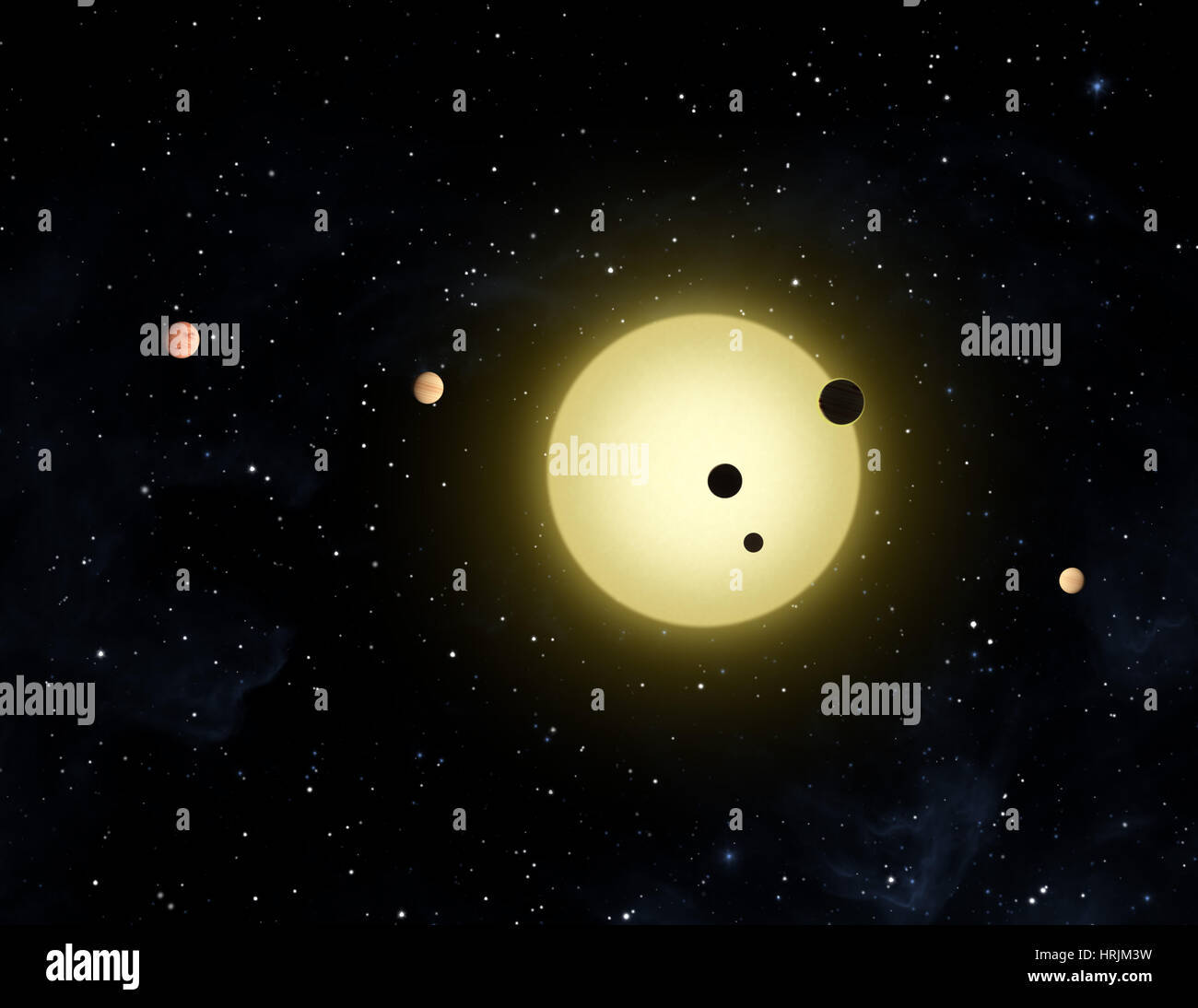 Kepler 11 Solar System