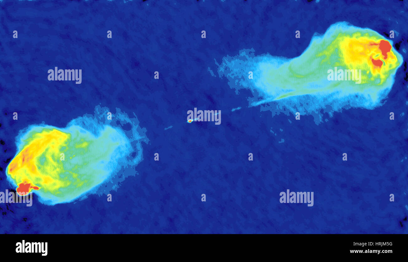 Radio Galaxy, Cygnus A, 3C 405 Stock Photo - Alamy