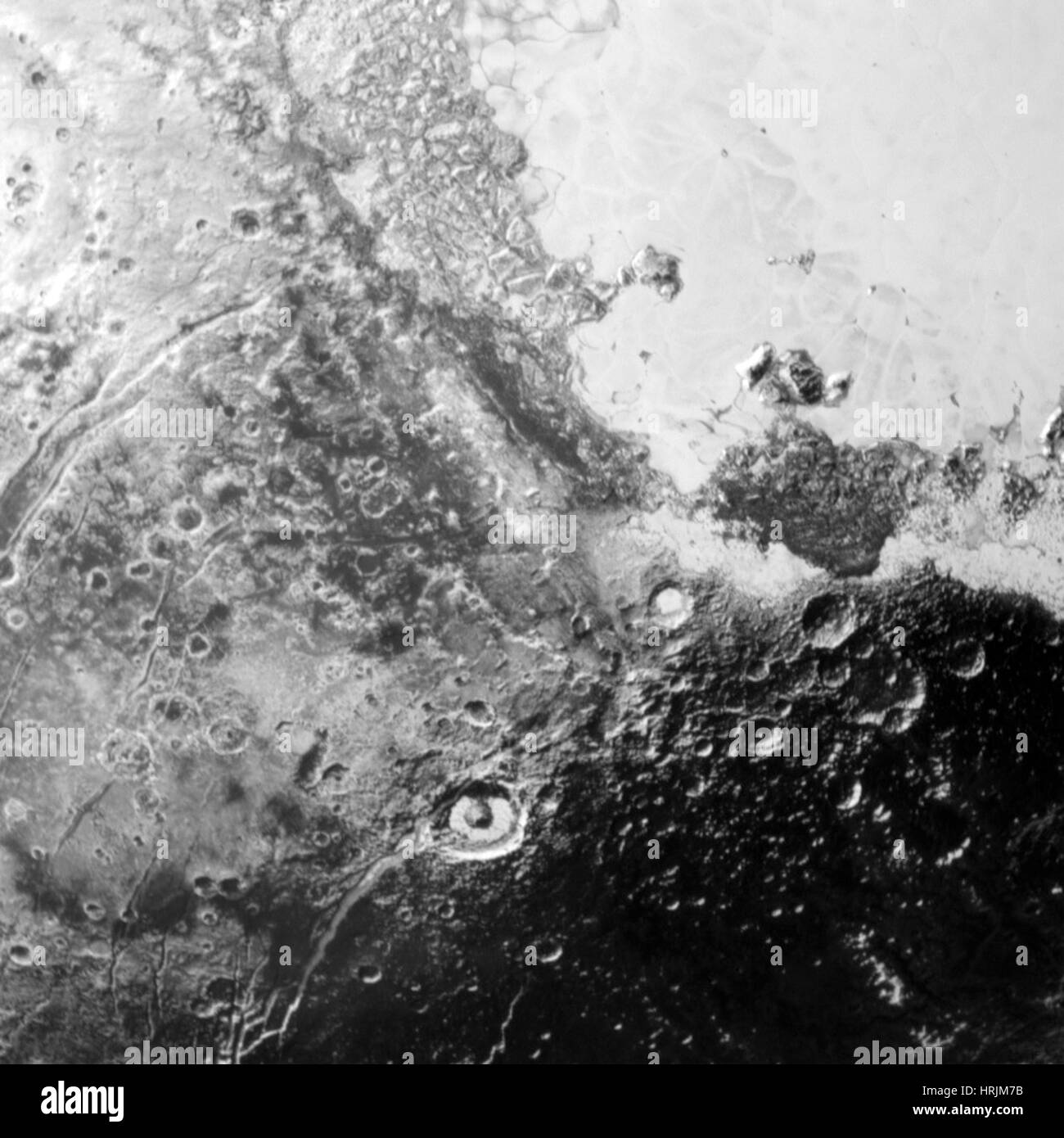 Pluto, LORRI image, 2015 Stock Photo - Alamy