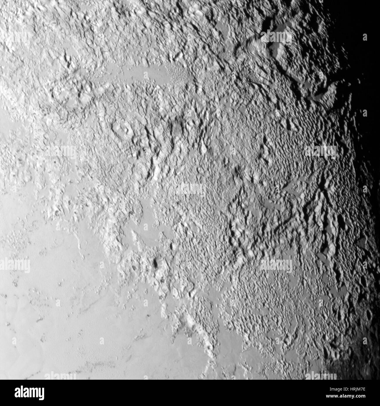 Pluto, LORRI image, 2015 Stock Photo - Alamy