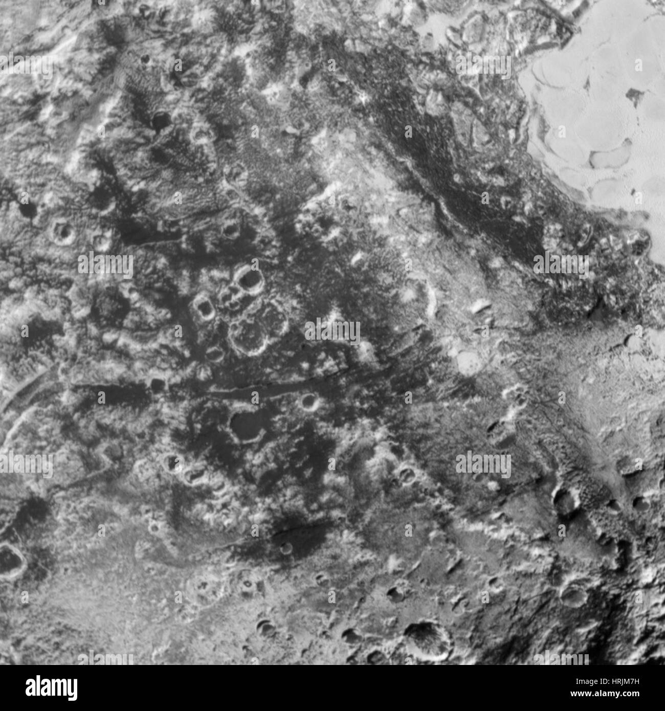Pluto, LORRI image, 2015 Stock Photo - Alamy