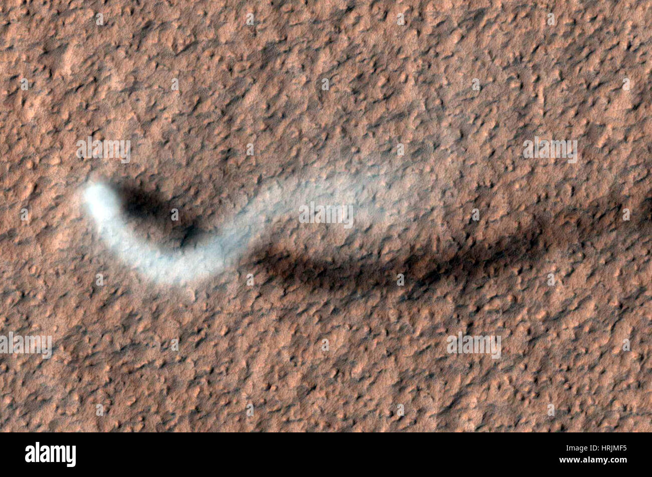 Mars Dust Devil Stock Photo - Alamy
