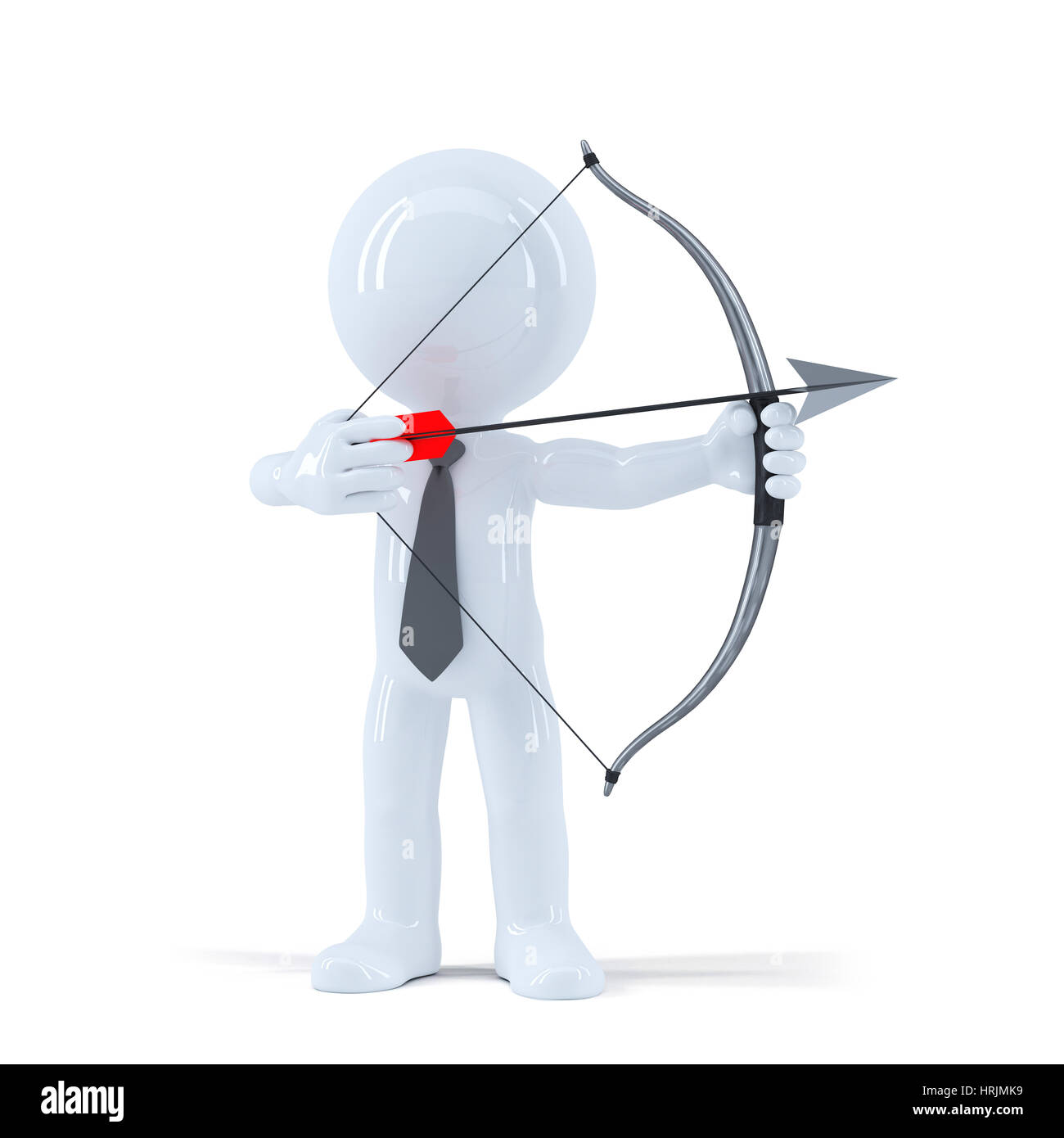 Man aiming bow arrow isolated hi-res stock photography and images - Alamy
