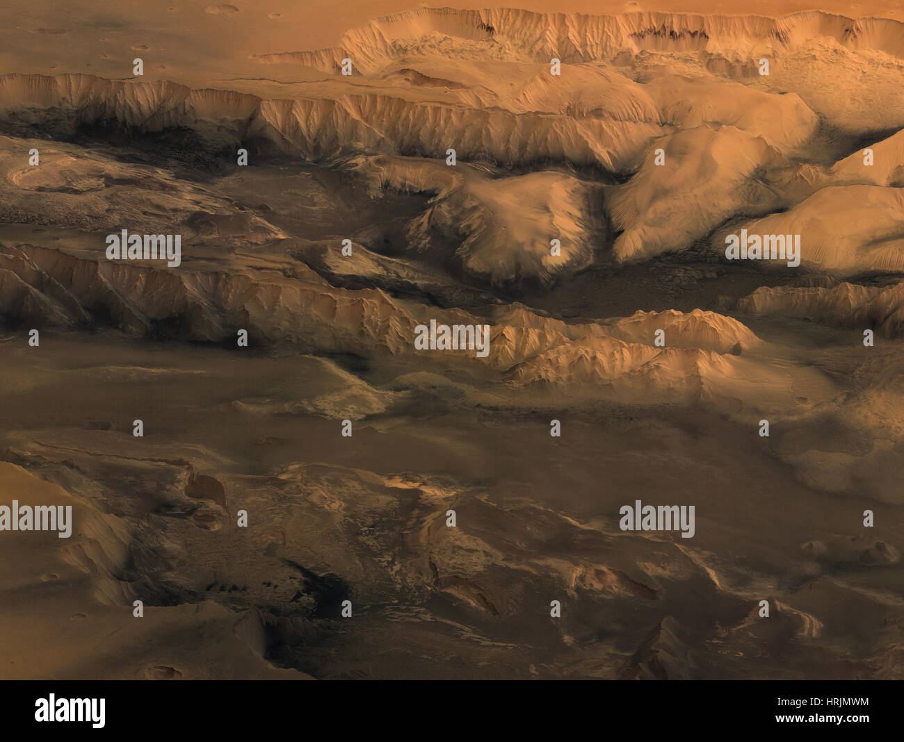 Mars, Valles Marineris Canyon Stock Photo - Alamy