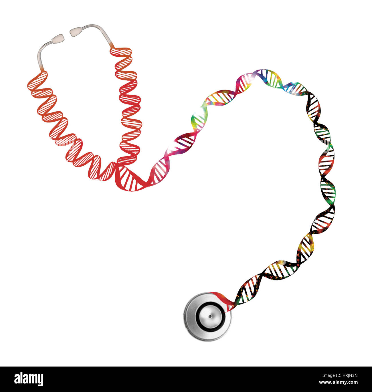 Genetics research artwork Cut Out Stock Images & Pictures - Alamy