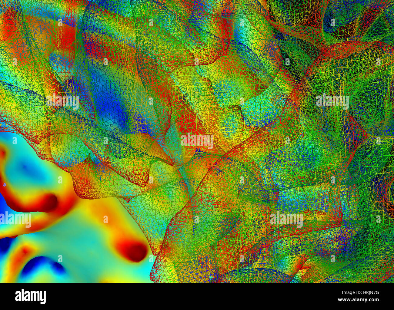 Human Brain, Surface Mapping Stock Photo - Alamy
