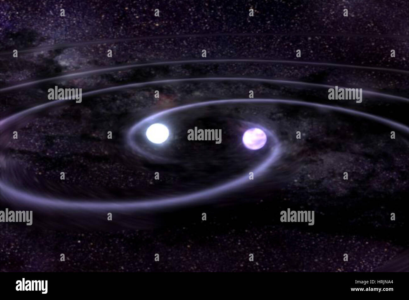 White Dwarf Gravitational Wave Merger, 1 of 5 Stock Photo - Alamy