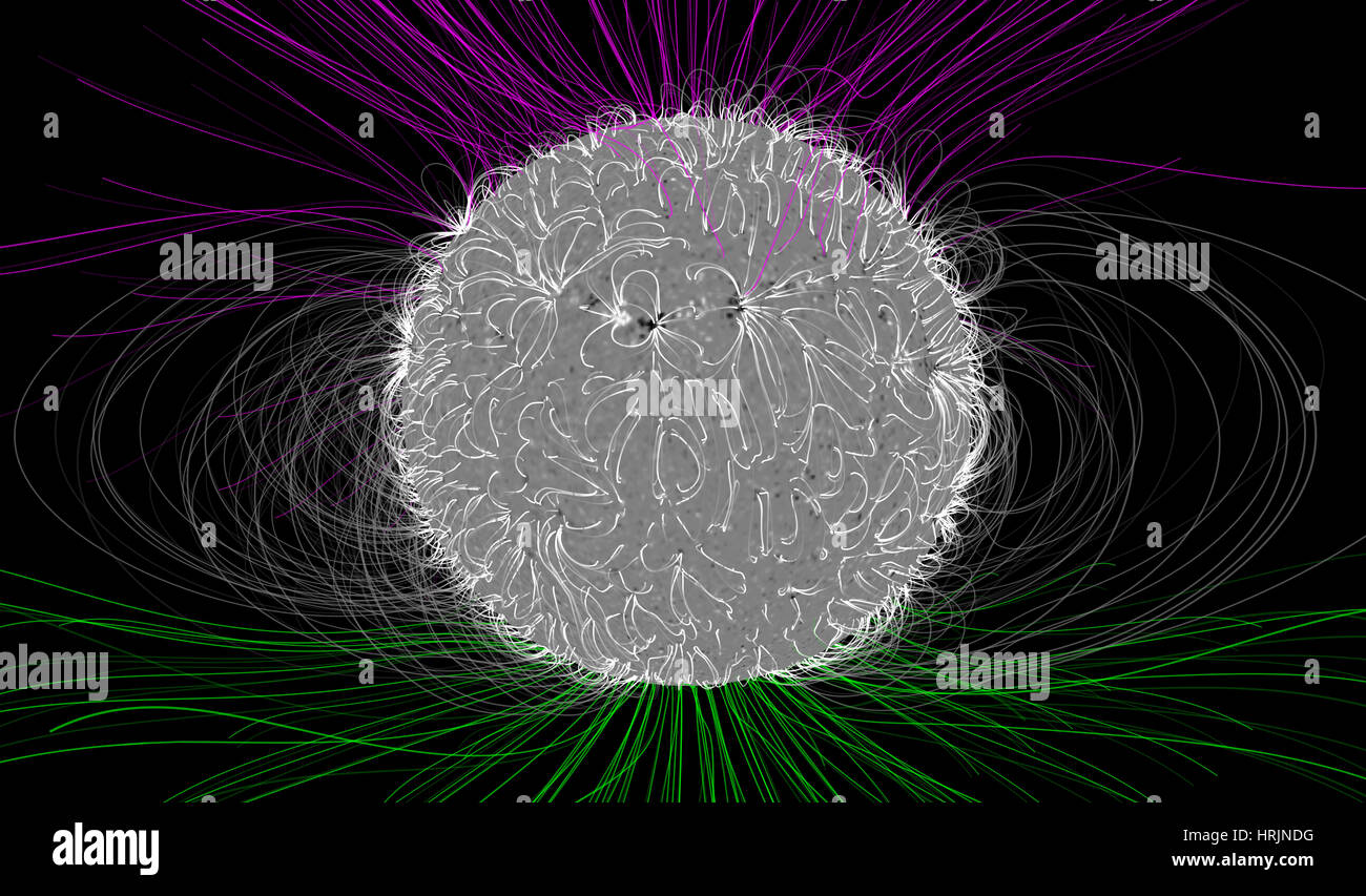 Solar Magnetic Field Stock Photo - Alamy