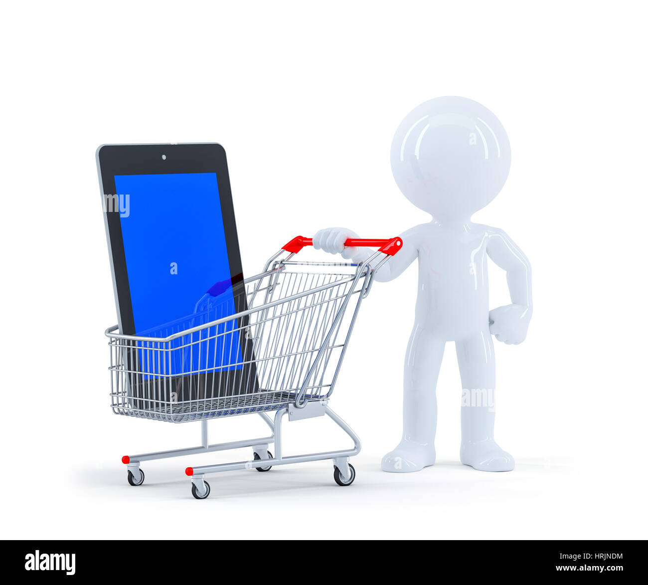 Tablet customer shop retail Cut Out Stock Images & Pictures - Alamy