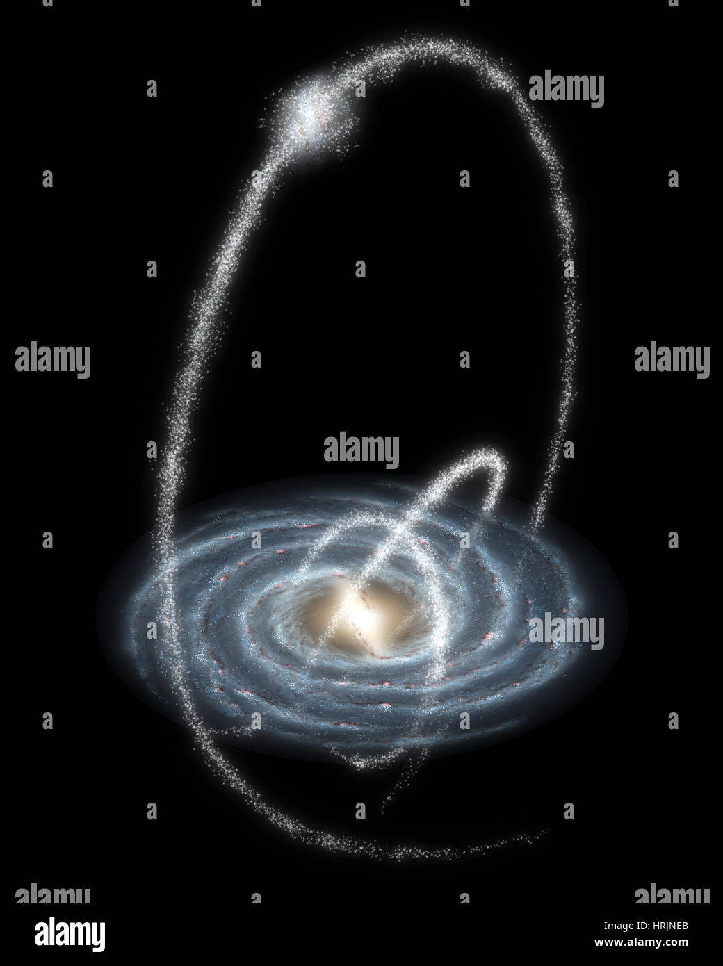 Stellar Streams over the Milky Way Stock Photo - Alamy