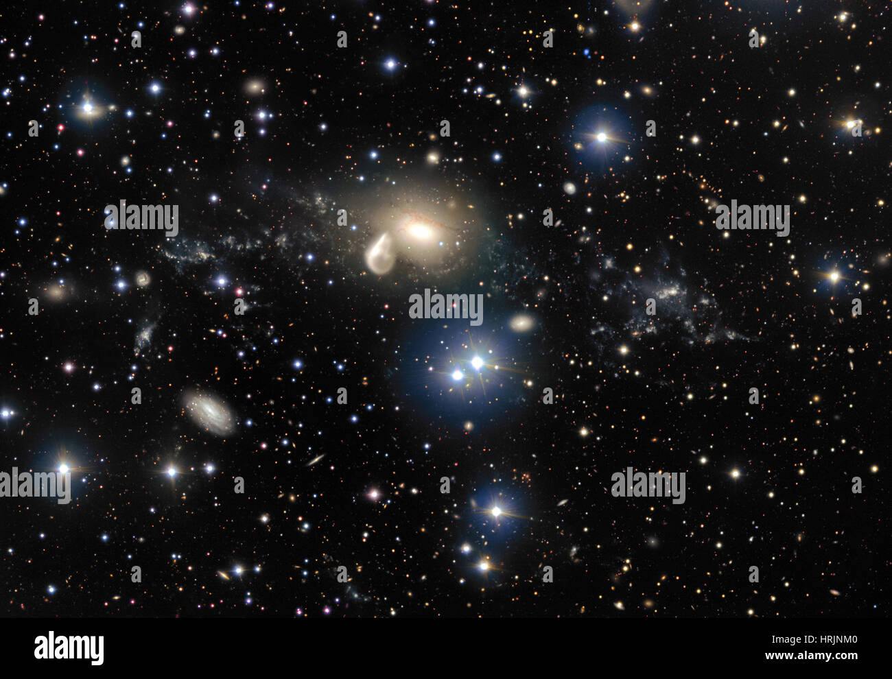 Aftermath of a Cosmic Collision Stock Photo - Alamy