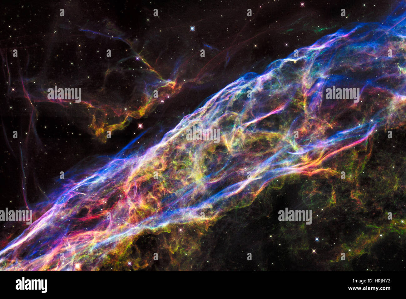Veil Nebula, NGC 6960, Supernova Remnant Stock Photo - Alamy