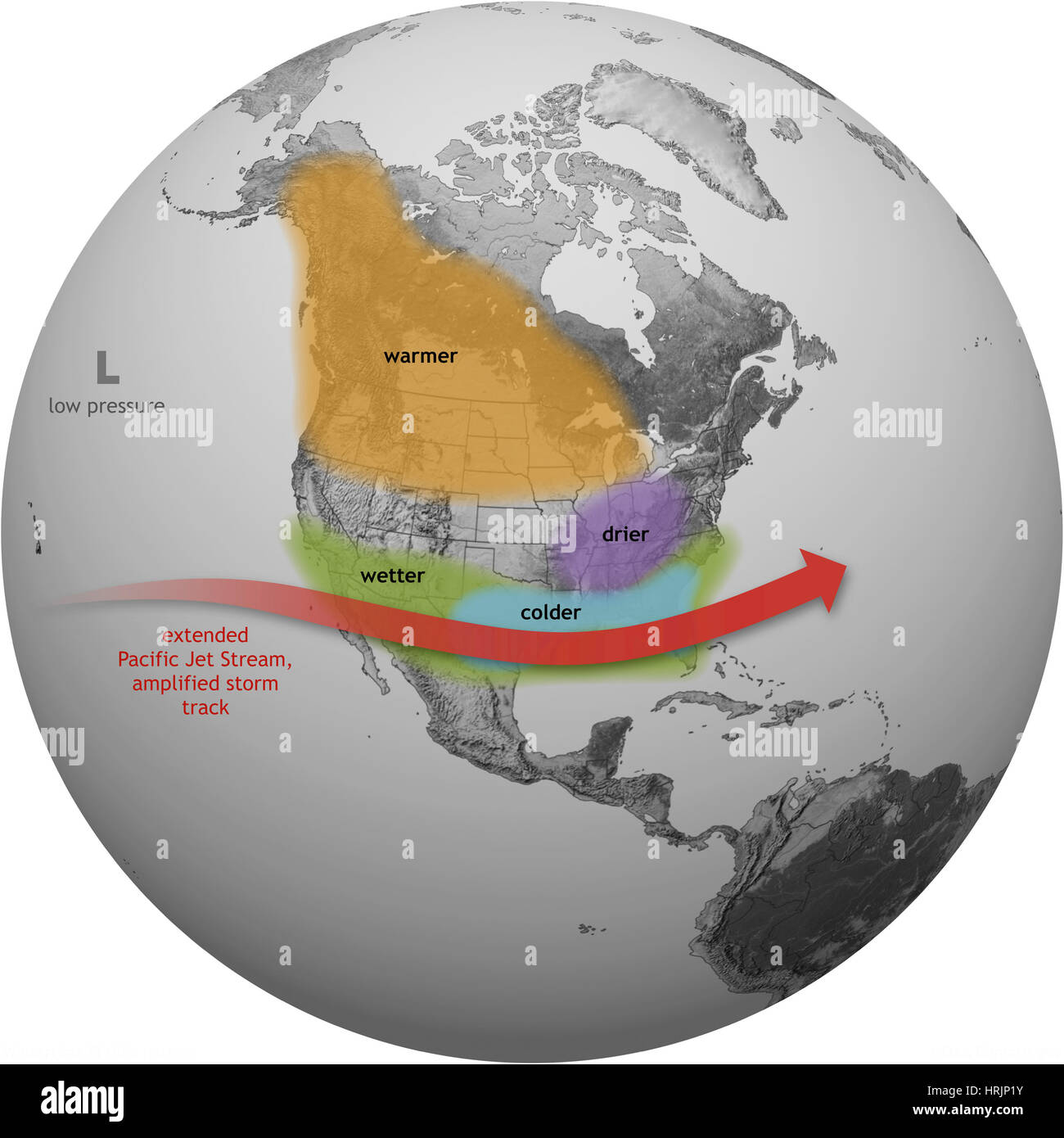 Weather map usa 20th hi-res stock photography and images - Alamy