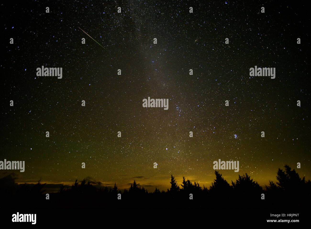 Perseid Meteor Shower Stock Photo - Alamy