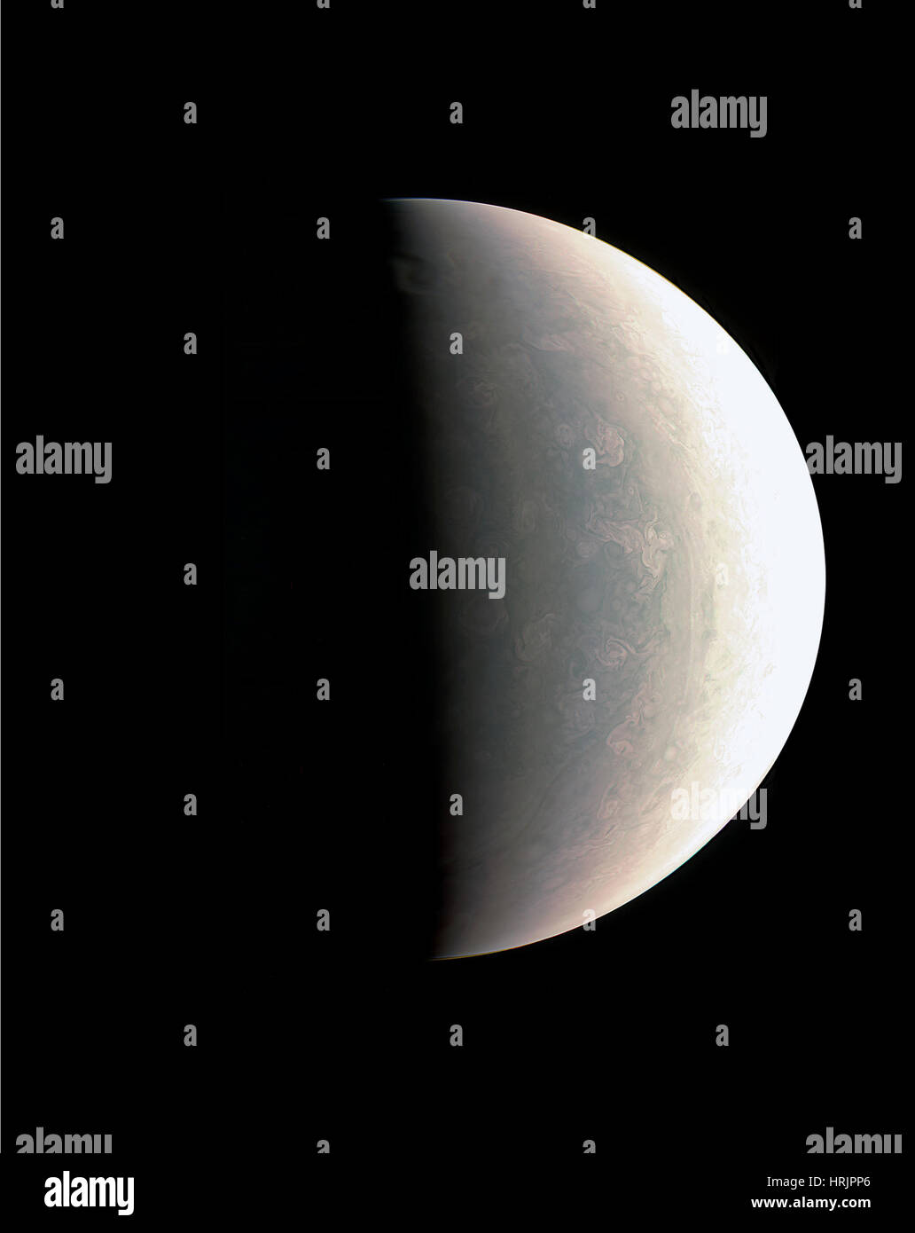 Jupiter's North Pole Stock Photo - Alamy