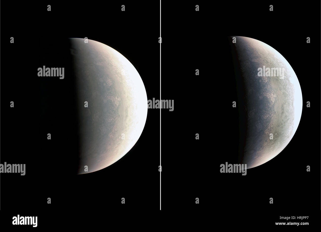 Jupiter's North Pole Stock Photo - Alamy