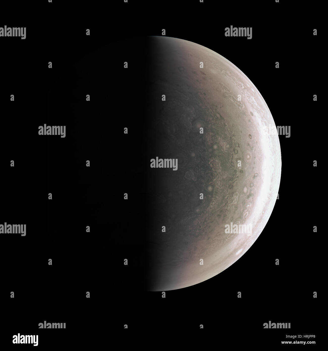 Jupiter's South Pole Stock Photo - Alamy