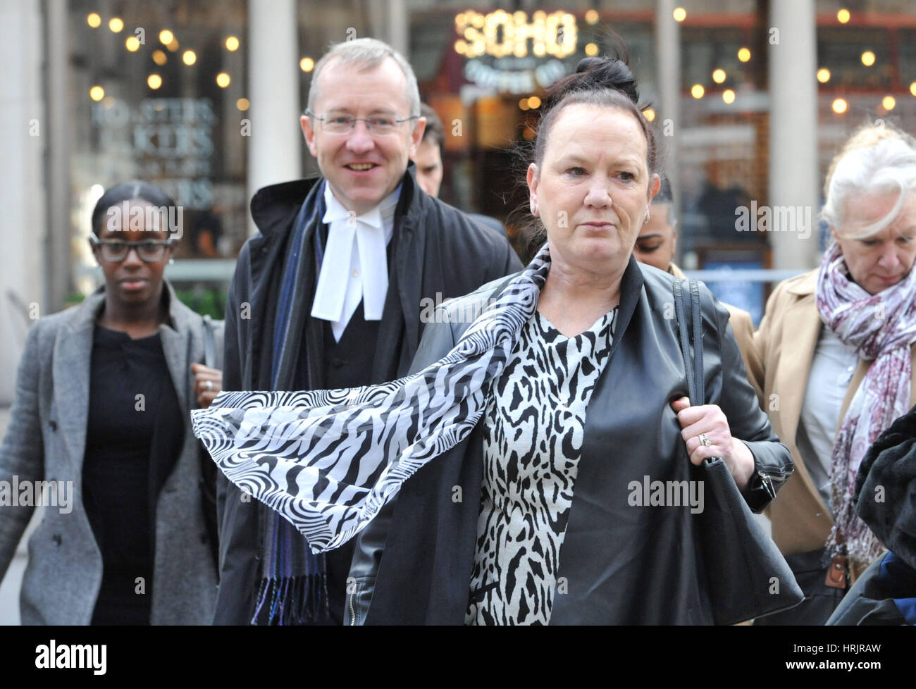 Mother Pam Duggan arriving at the Royal Courts of Justice in London for ...