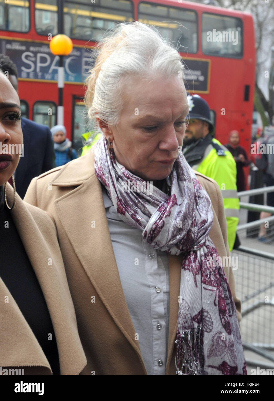 Aunt Carole Duggan (right) arriving at the Royal Courts of Justice in ...