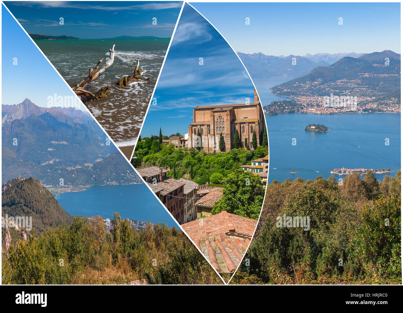 Lake maggiore island aerial hi-res stock photography and images - Alamy