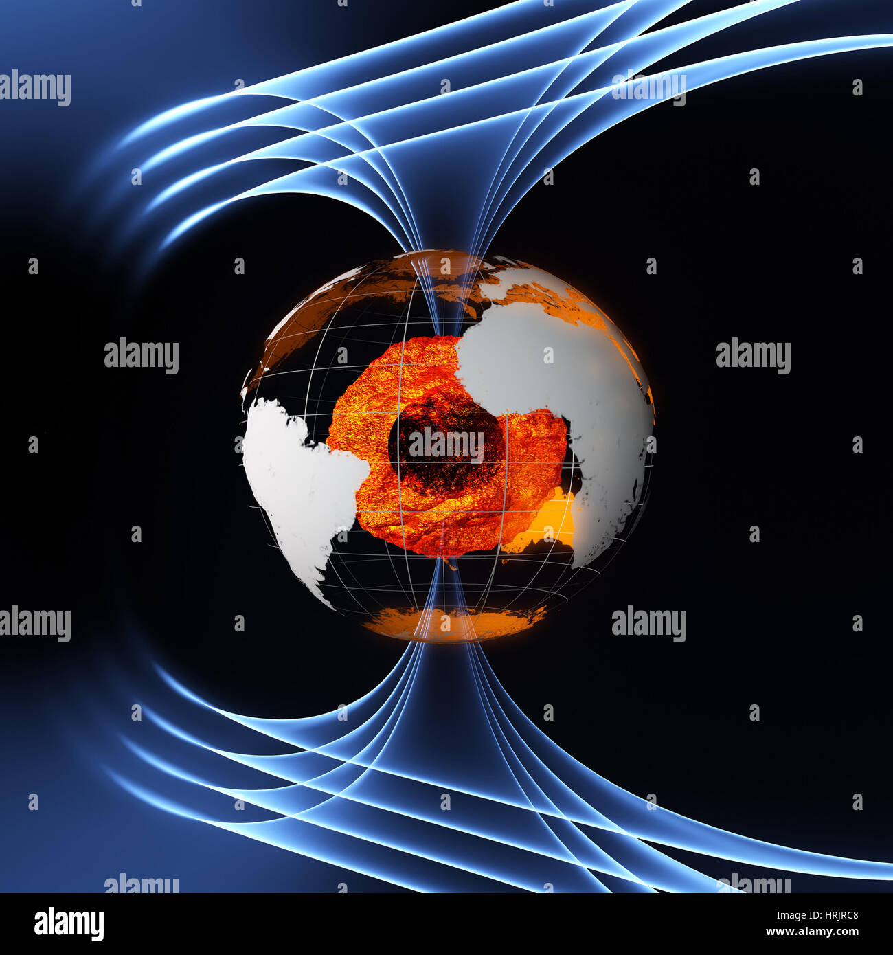 Earths magnetic field hi-res stock photography and images - Alamy