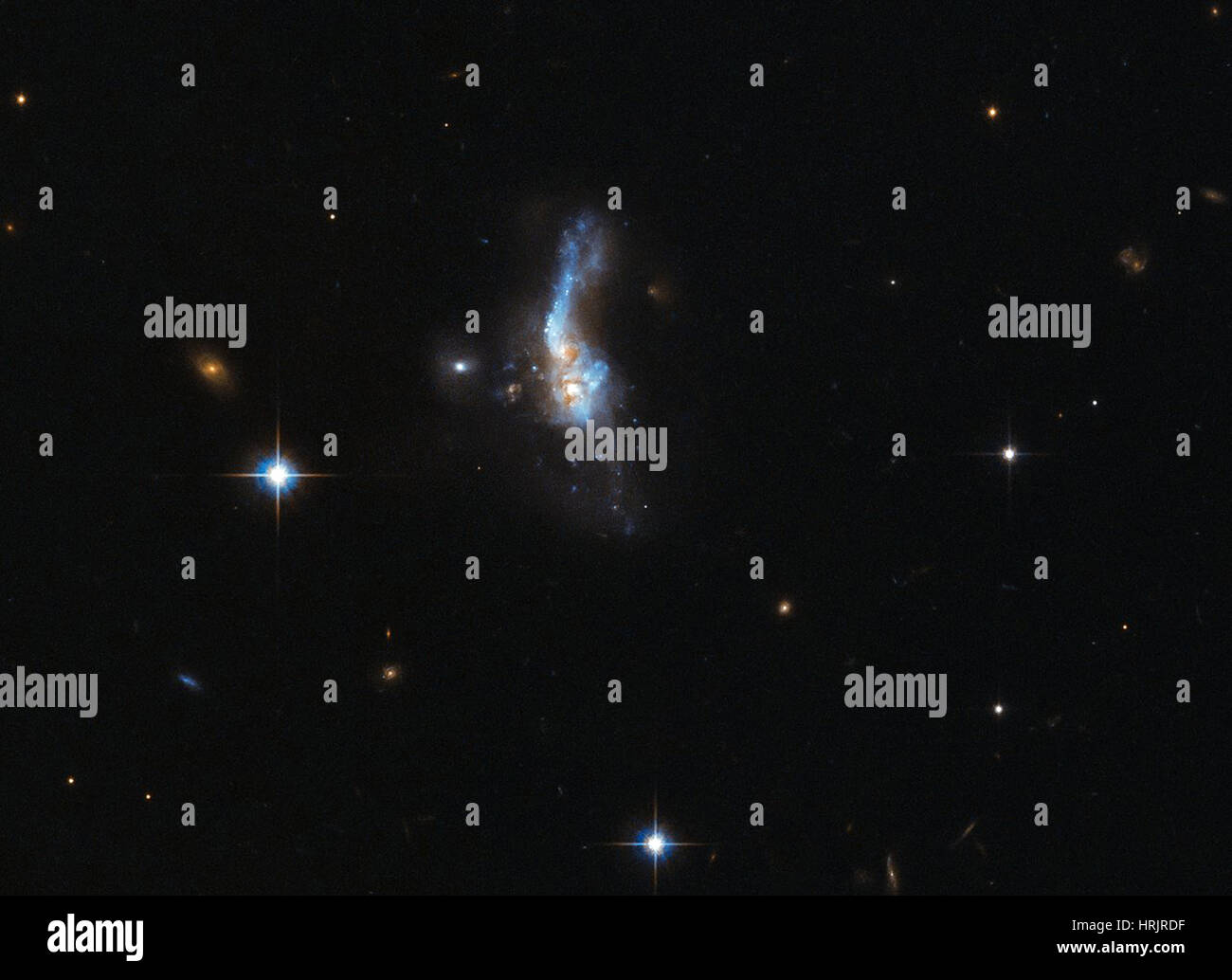 Colliding spiral galaxies hi-res stock photography and images - Alamy