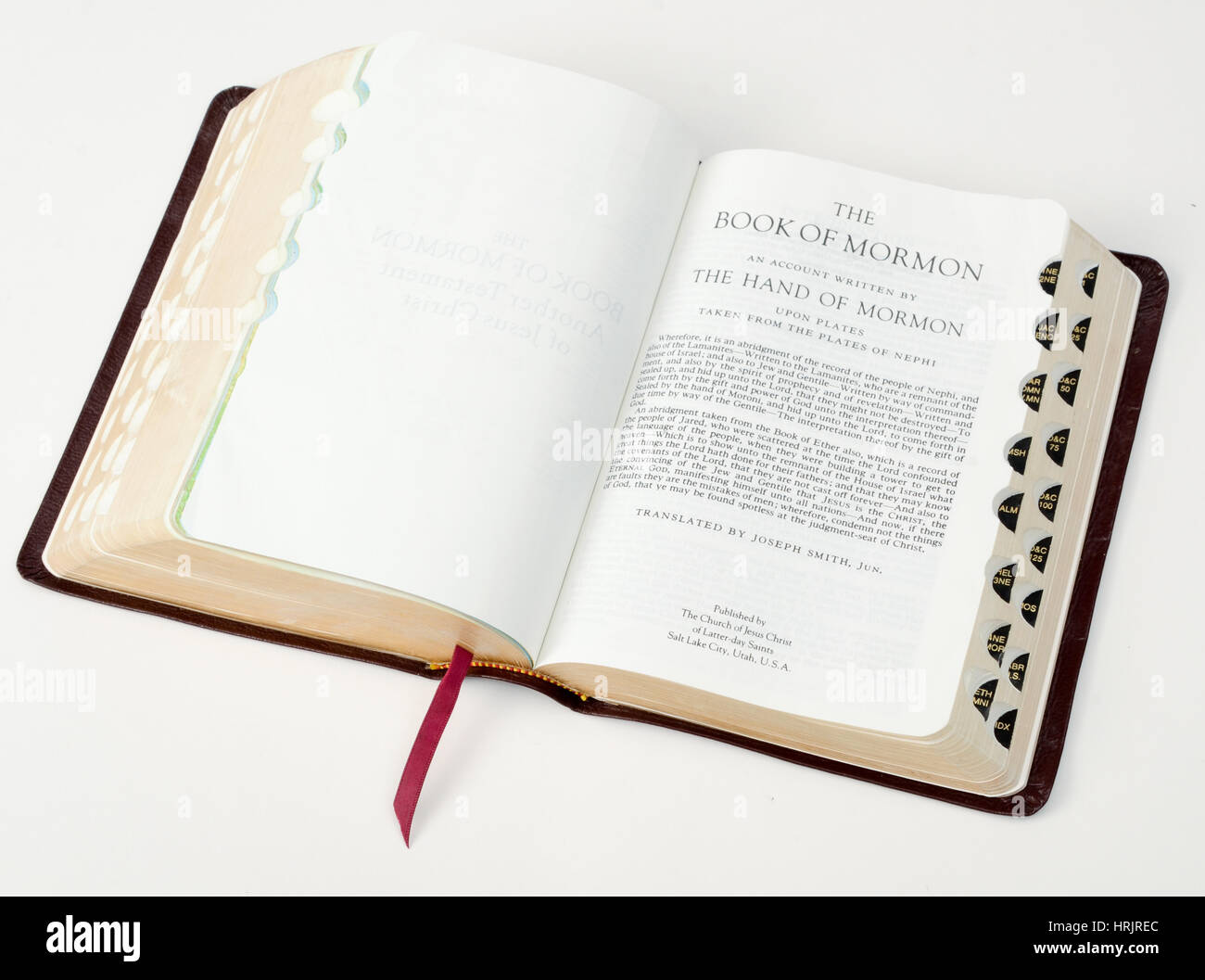 The Book of Mormon Stock Photo - Alamy