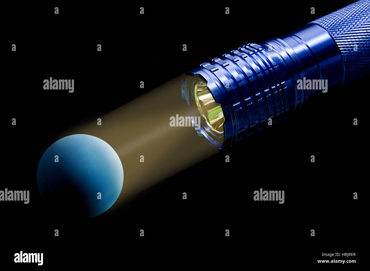 Light Beam and Ball Stock Photo - Alamy