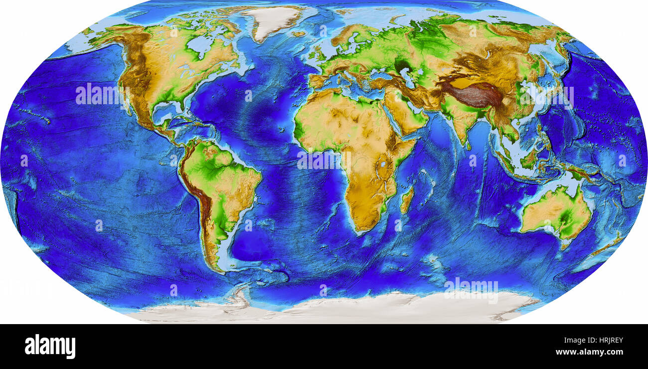 Earth Ice Surface, Map Stock Photo - Alamy