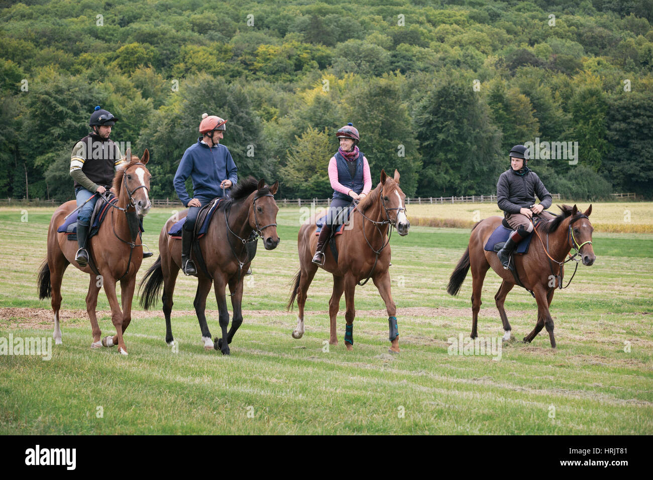 Large field of riders hi-res stock photography and images - Alamy