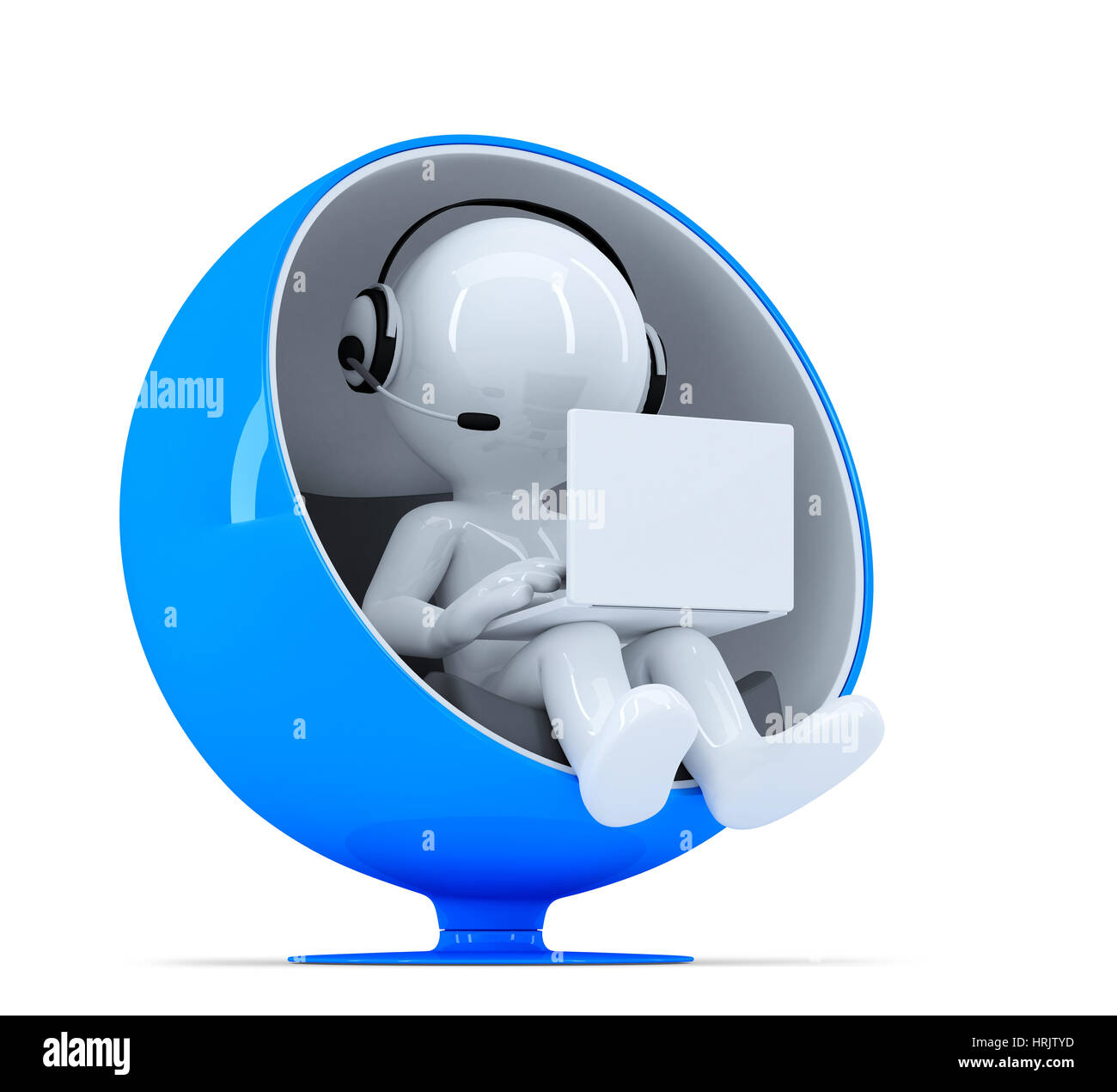 Male customer sitting in Cut Out Stock Images & Pictures - Alamy