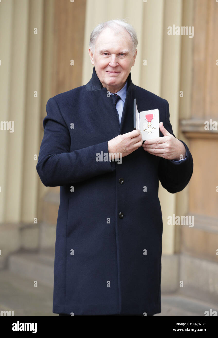 Acclaimed actor Tim Pigott-Smith at Buckingham Palace in London after ...