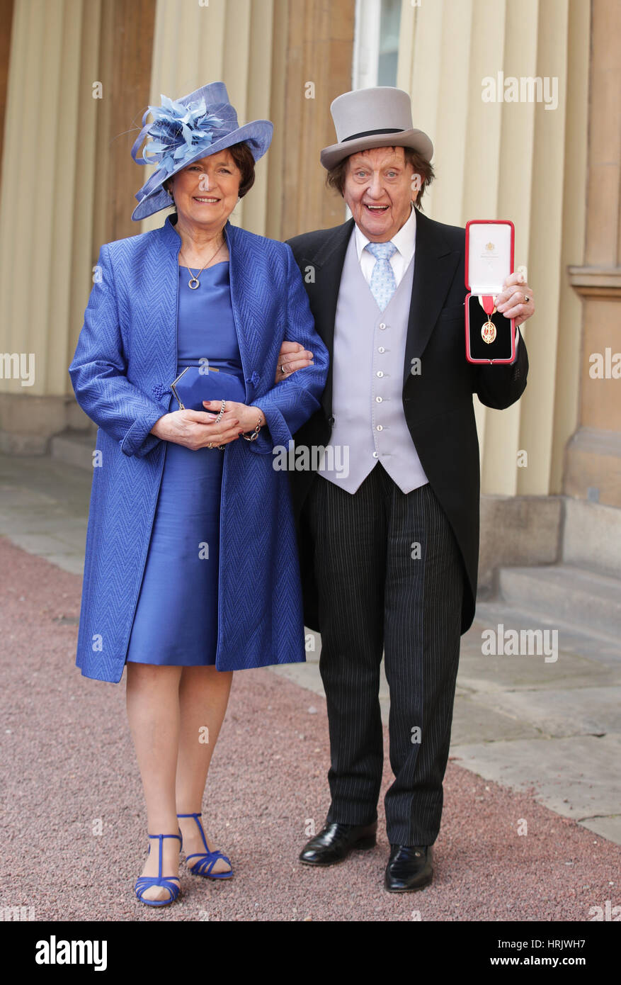 Veteran entertainer Sir Ken Dodd with his partner Anne Jones at ...