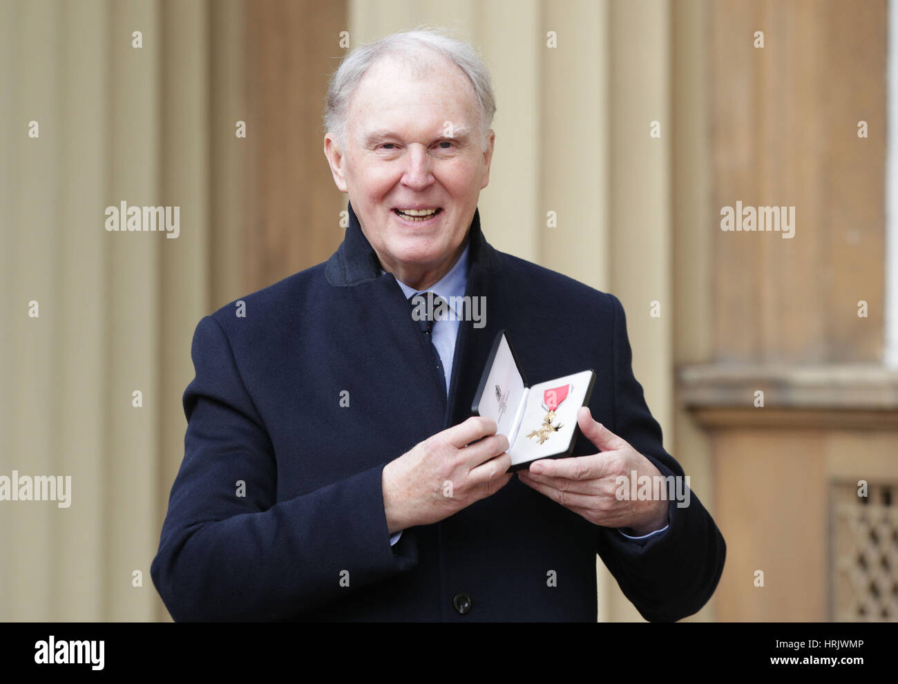 Acclaimed actor Tim Pigott-Smith at Buckingham Palace in London after ...