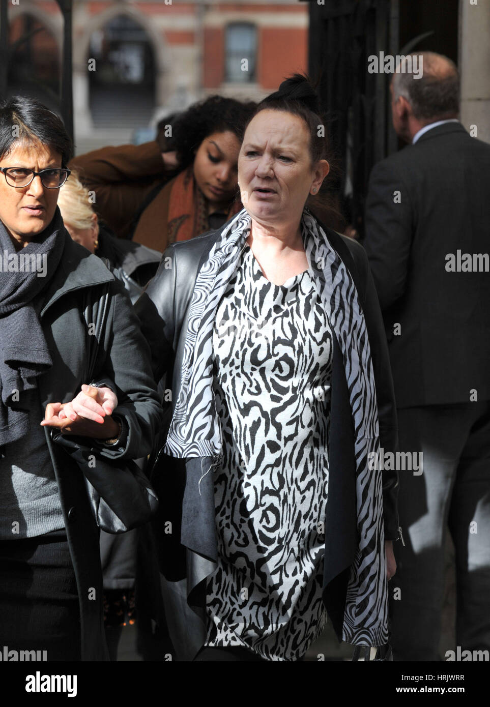 Mother Pam Duggan at the Royal Courts of Justice in London for the ...