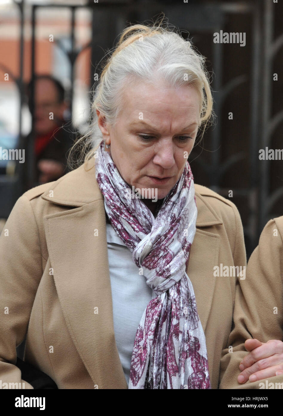 Aunt Carole Duggan (left) at the Royal Courts of Justice in London for ...