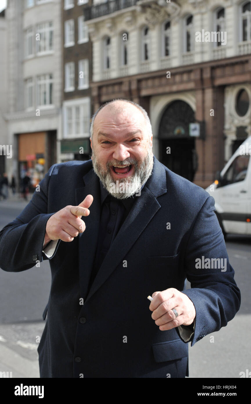 Former Liverpool footballer and TV personality Neil 'Razor' Ruddock ...