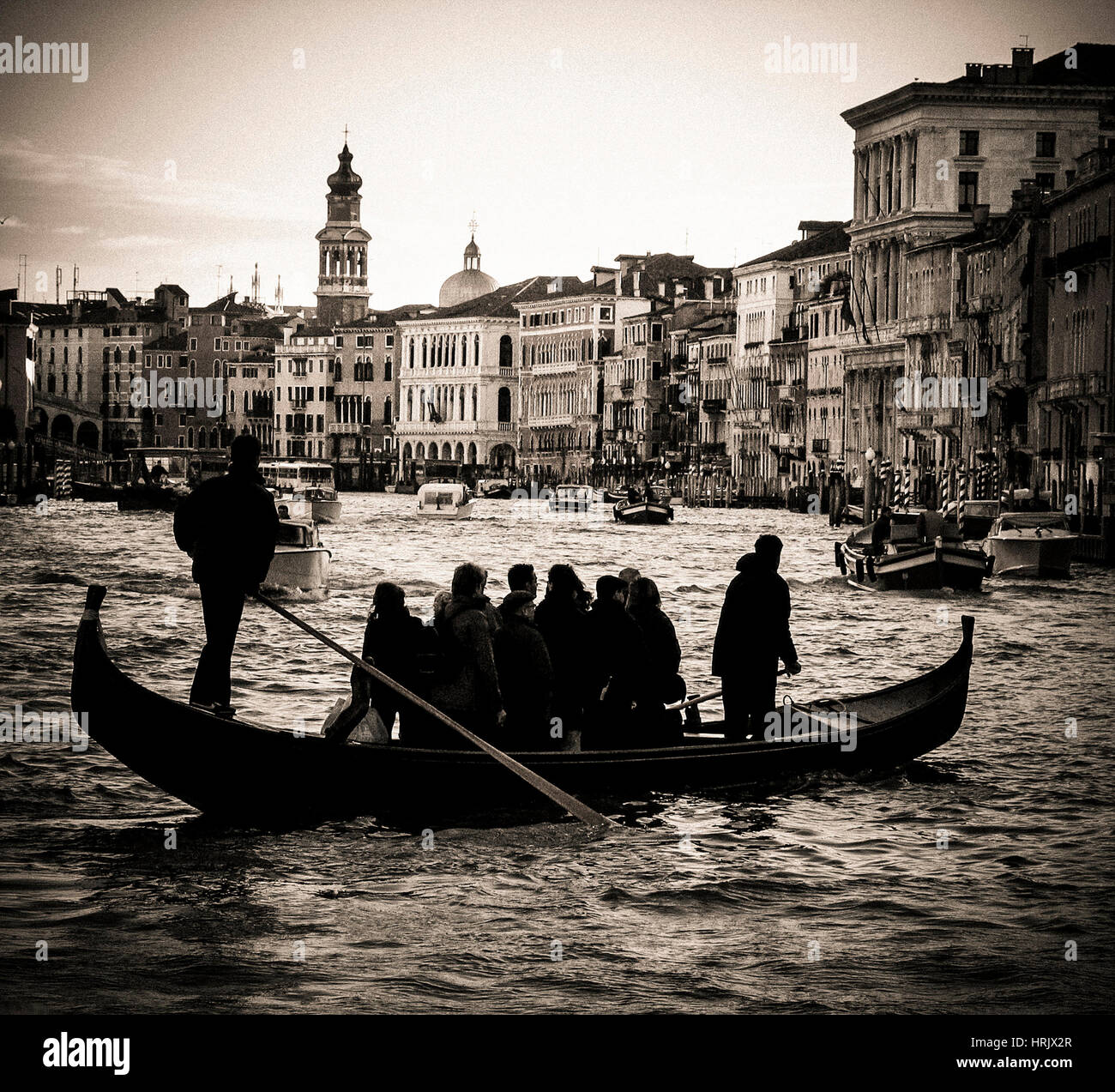 Traghetto . Grand Canal. Venice. Italy Stock Photo - Alamy