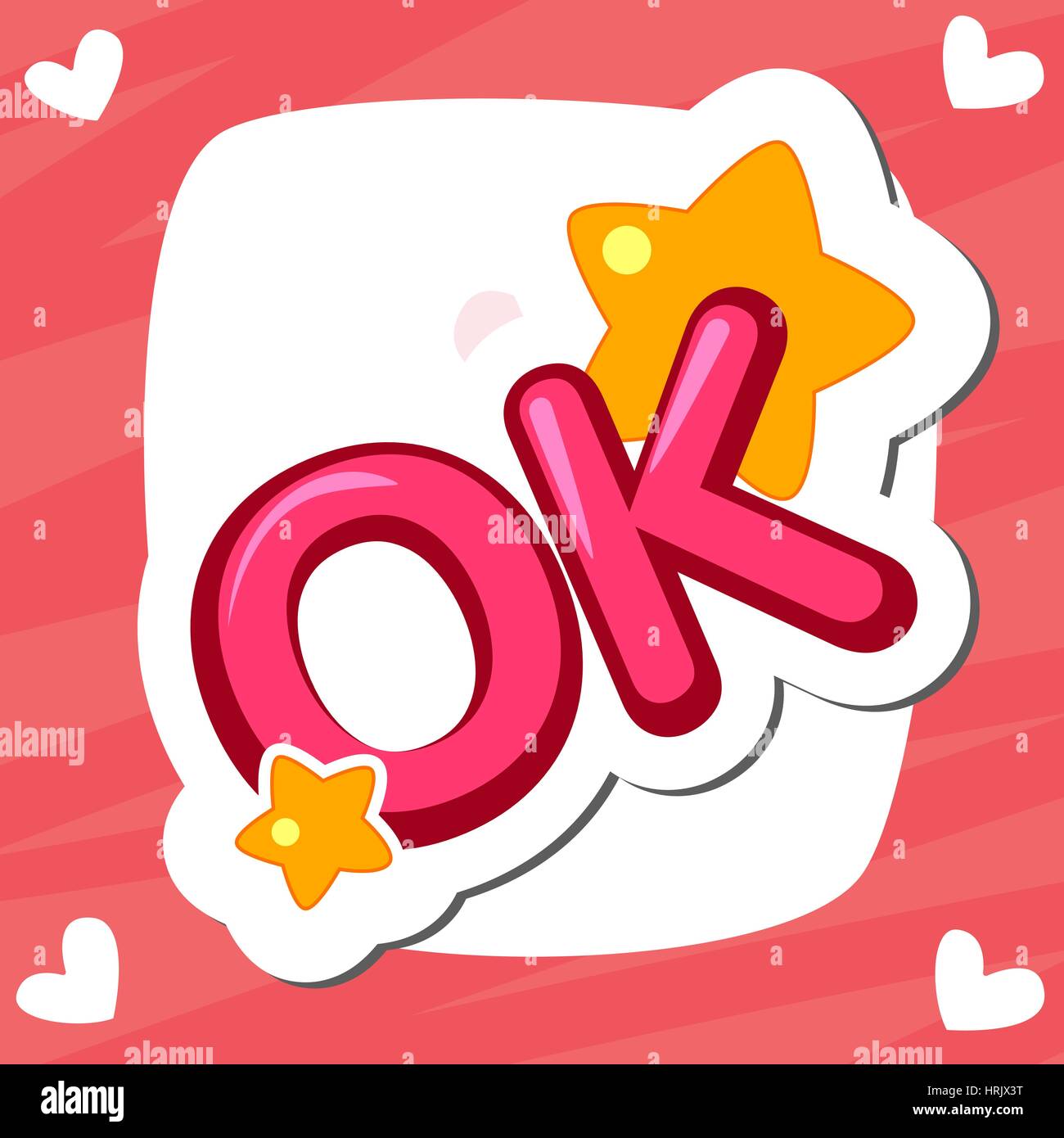 Ok rectangular stamp and stars. text isolated Stock Vector Image & Art ...