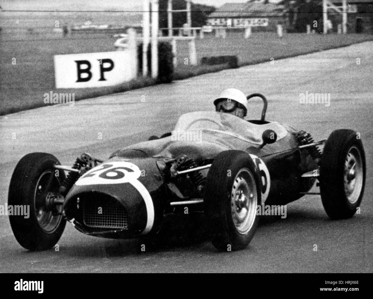 Ferguson P99, Aintree. Stirling Moss.1961 Stock Photo - Alamy