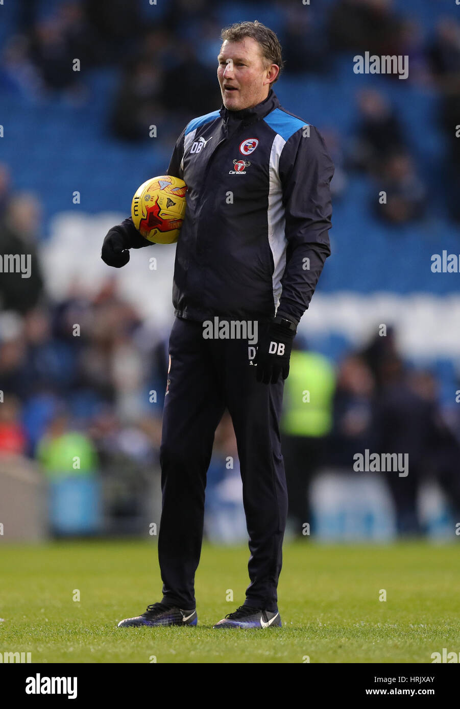 Reading goalkeeping coach Dave Beasant Stock Photo - Alamy