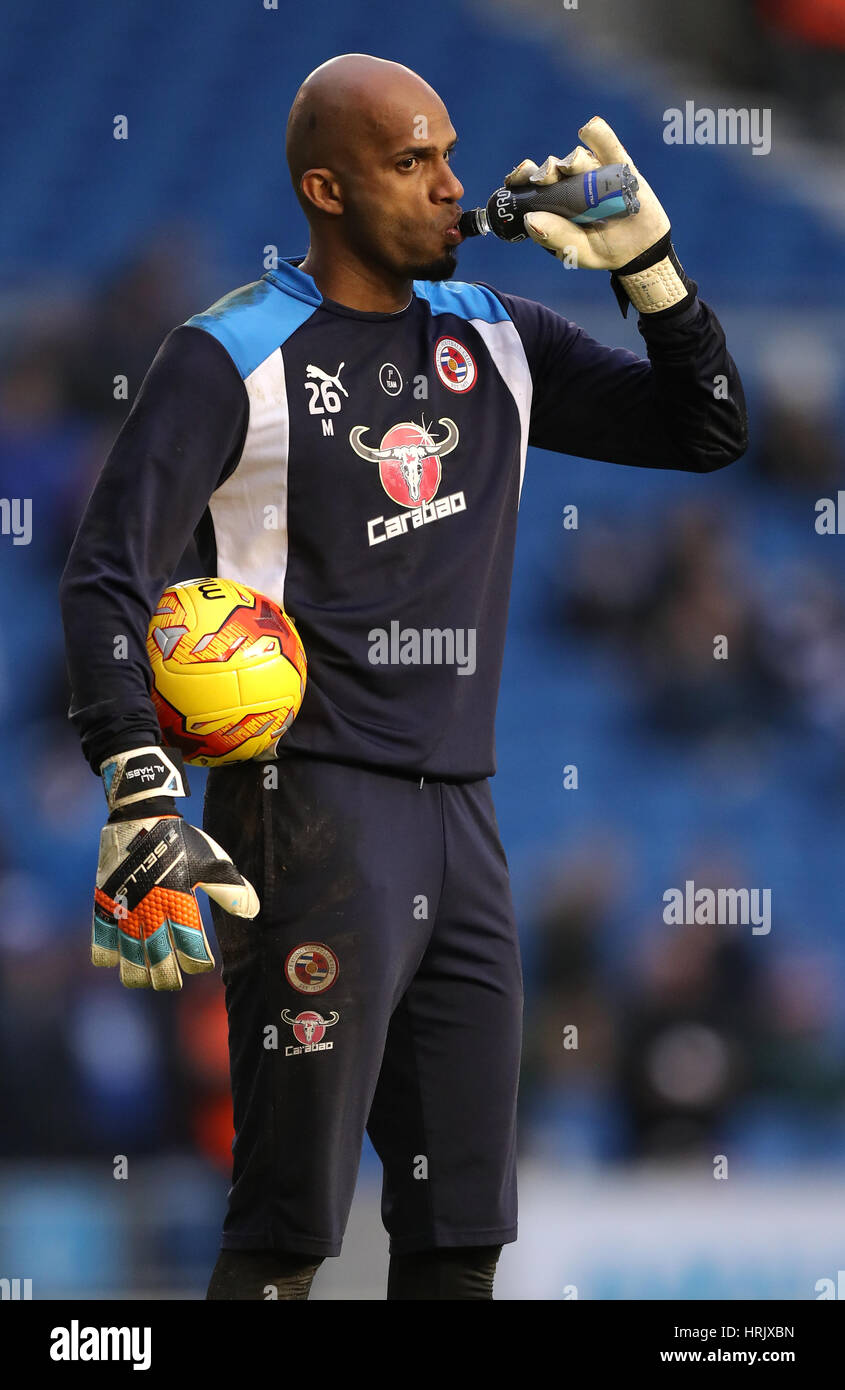 Reading goalkeeper Ali Al-Habsi Stock Photo - Alamy