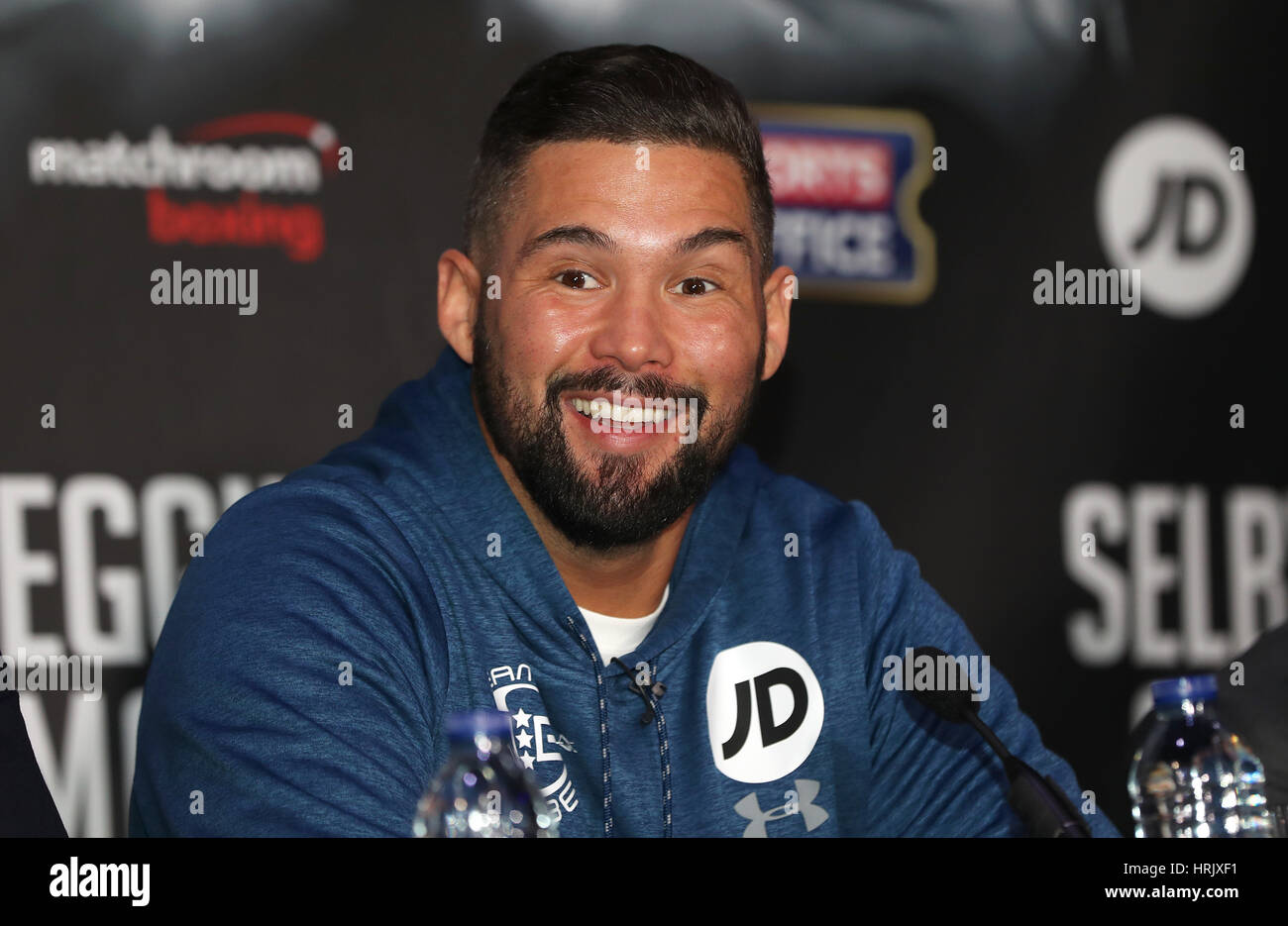 Tony Bellew during the press conference at Sky Backstage at The O2 ...