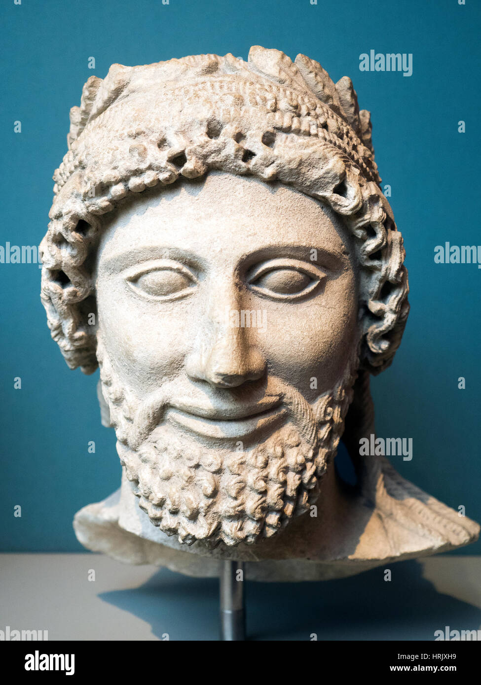 The 'Chatsworth Head', 450 BC Limestone sculpture - Cyprus Dali ...