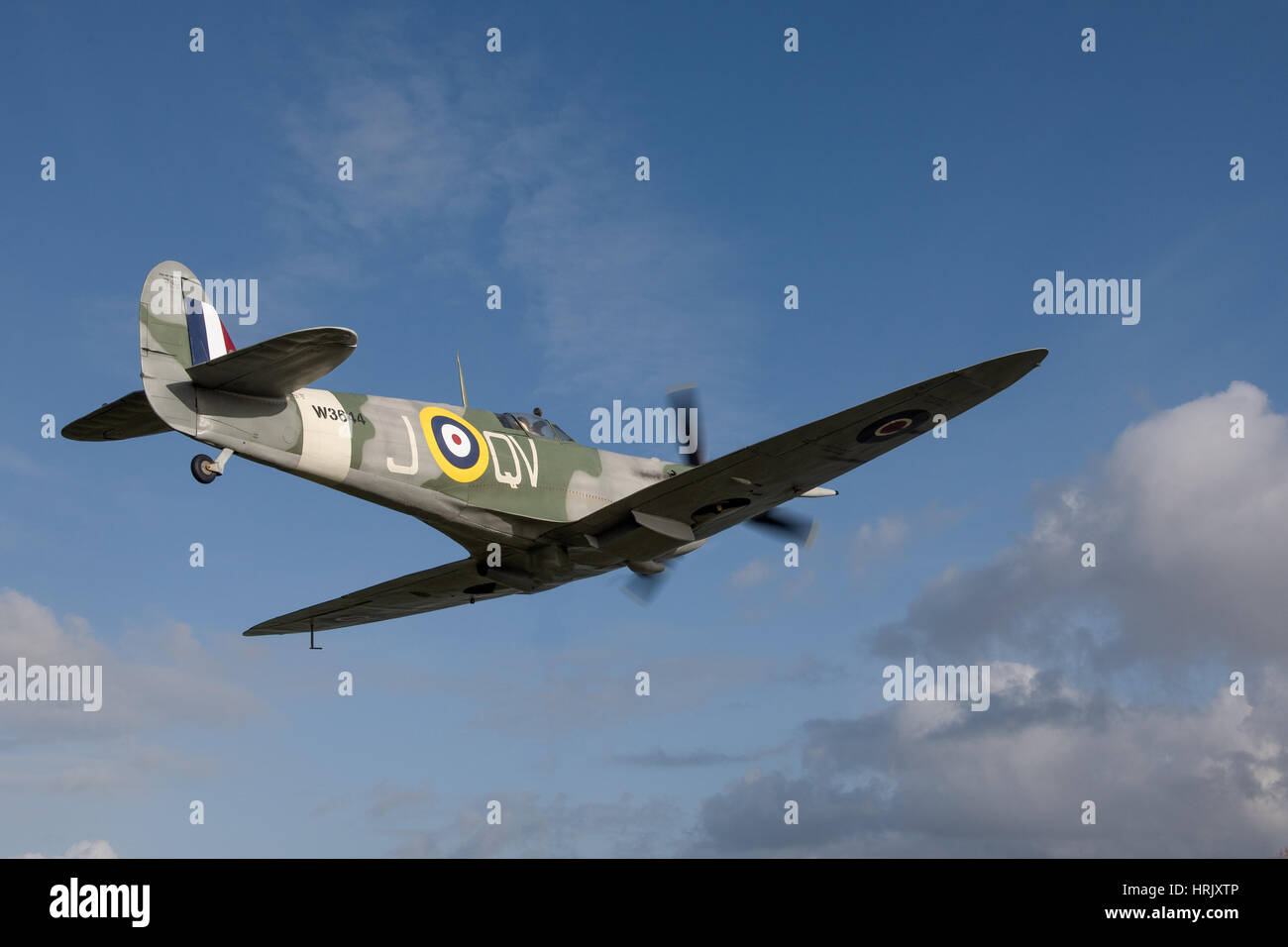 The Lytham St.Annes Replica Spitfire Stock Photo - Alamy