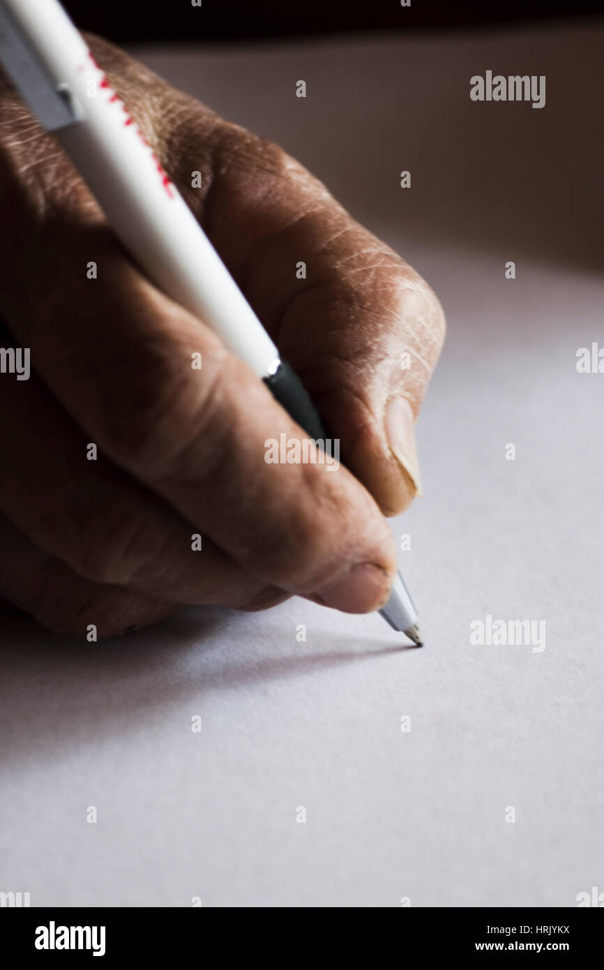 Hand handwriting hi-res stock photography and images - Alamy